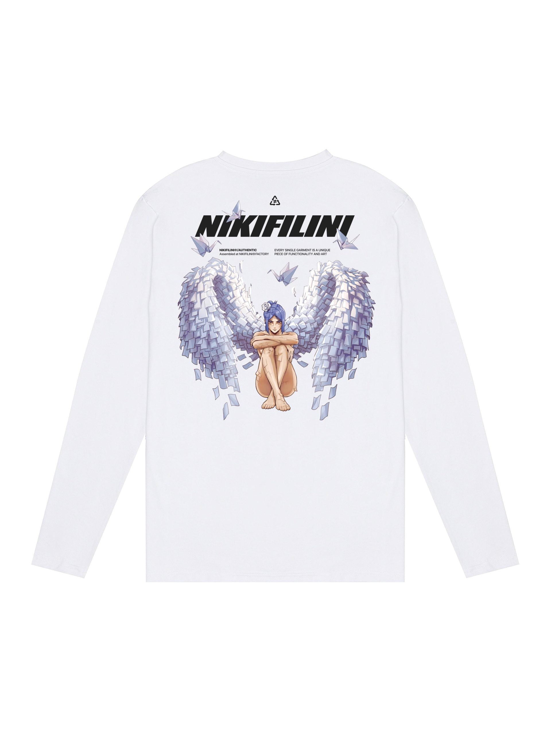 ЛОНГСЛИВ / ORIGAMI WHT | NIKIFILINI STORE